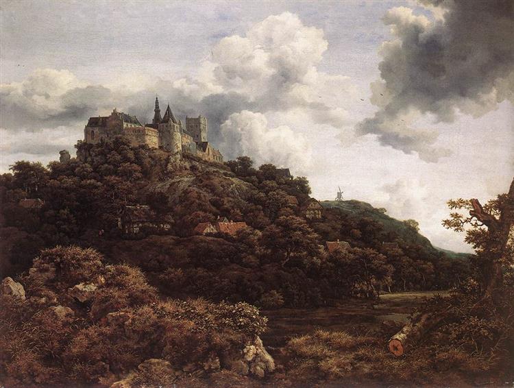 Bentheim Castle, 1653 - Jacob van Ruisdael - WikiArt.org