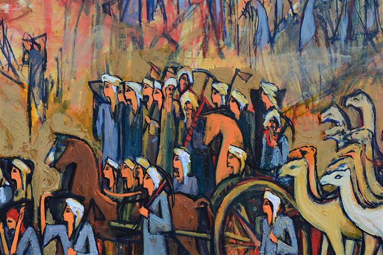 Suez Canal, 2017 - 2019 - Alaa Awad - WikiArt.org