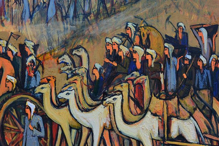 Suez Canal, 2017 - 2019 - Alaa Awad - WikiArt.org
