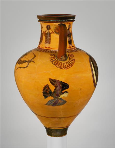 Terracotta Neck Amphora (jar), c.530 BC - Ancient Greek Pottery ...