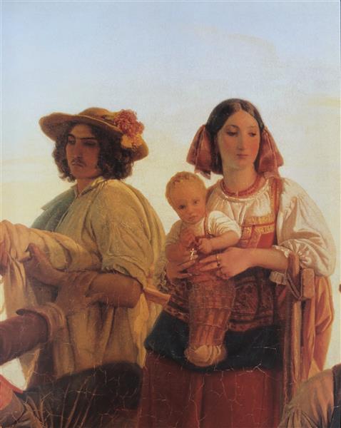 The arrival of the reapers in the Pontine marshes, 1831 - Louis Léopold ...