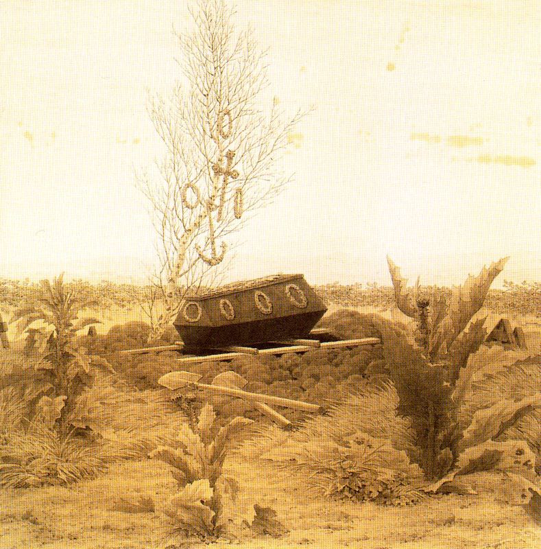 Coffin and Grave - Caspar David Friedrich - WikiArt.org