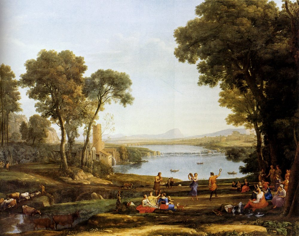 Landscape With The Marriage Of Isaac And Rebekah, 1648 - Claude Lorrain ...