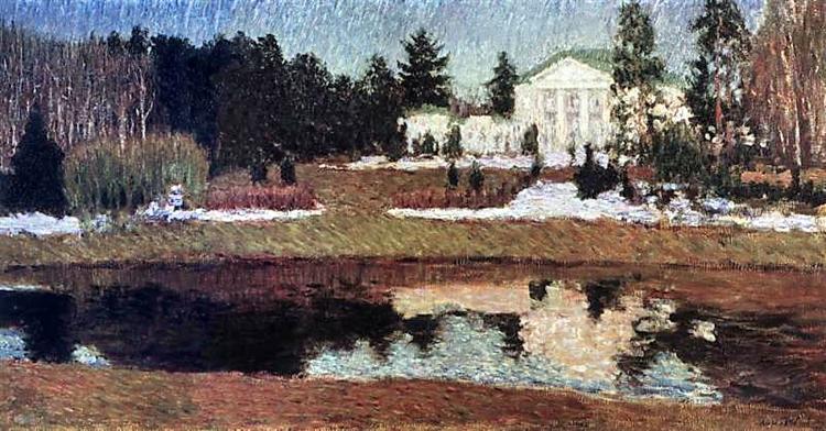 Fading Day, 1904 - Igor Grabar - WikiArt.org