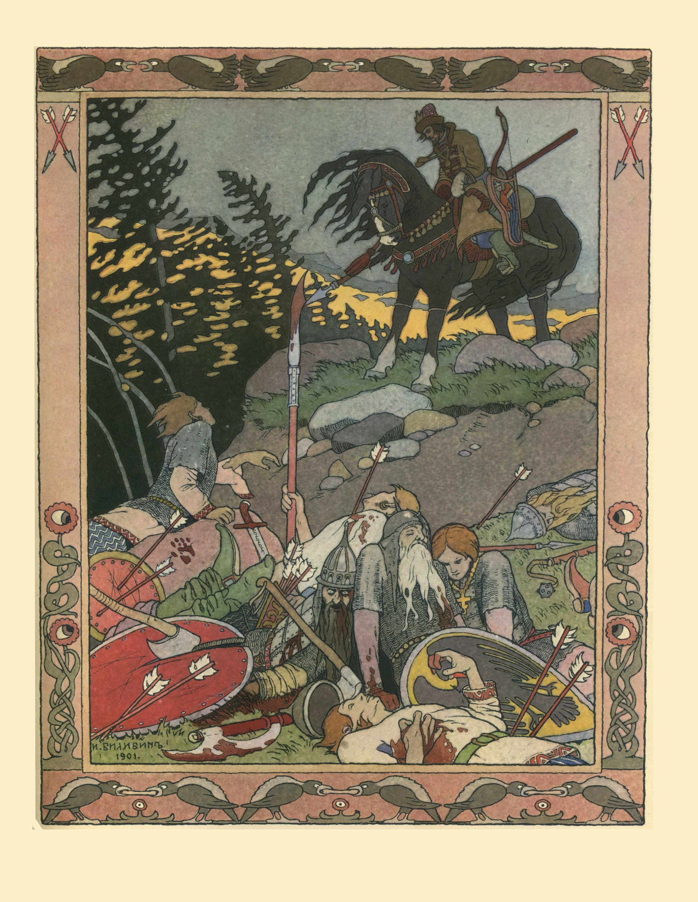 Illustration for the Russian Fairy Story "Maria Morevna", 1900 - Ivan ...