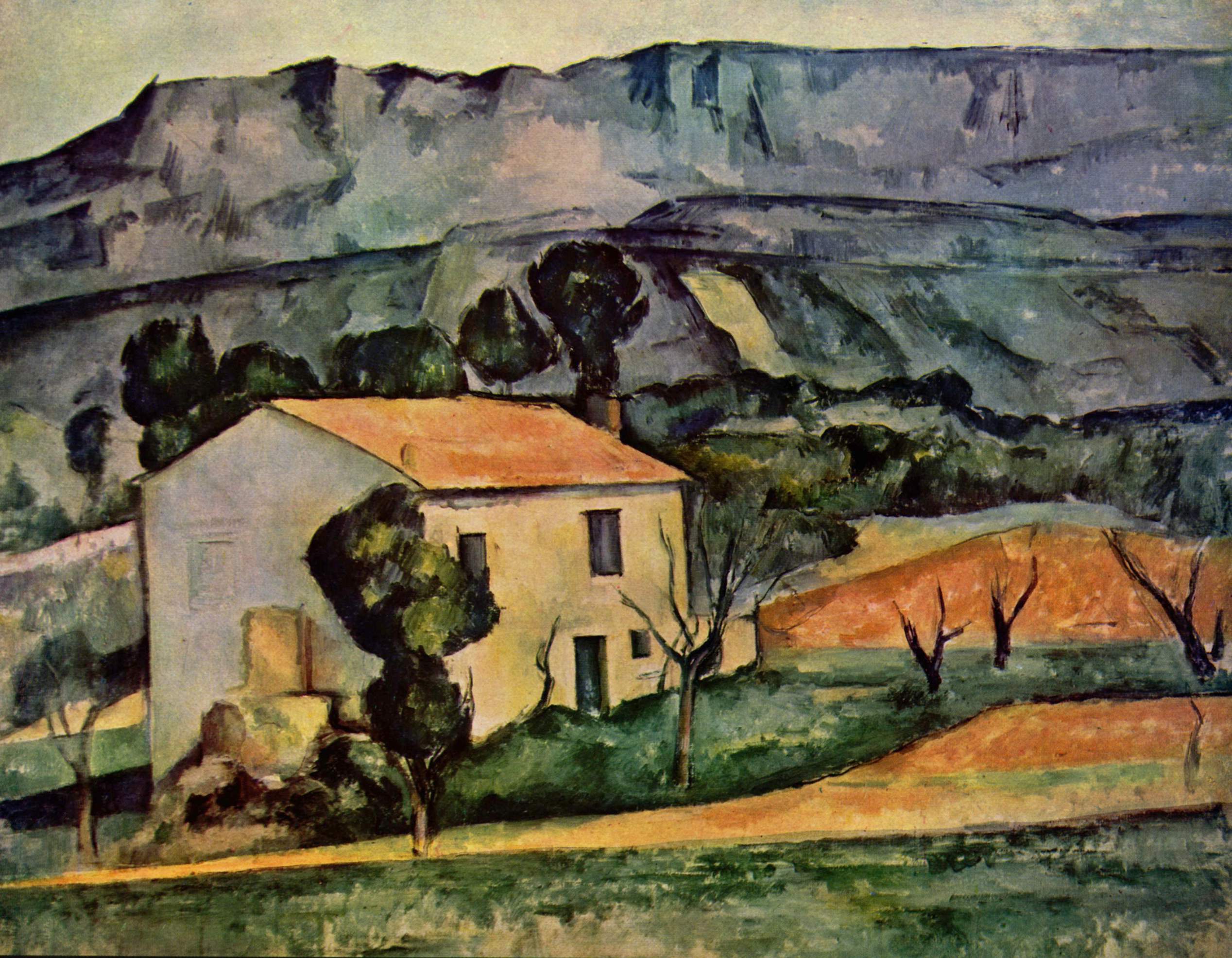 Houses in Provence, near Gardanne, 1886 - Paul Cezanne - WikiArt.org