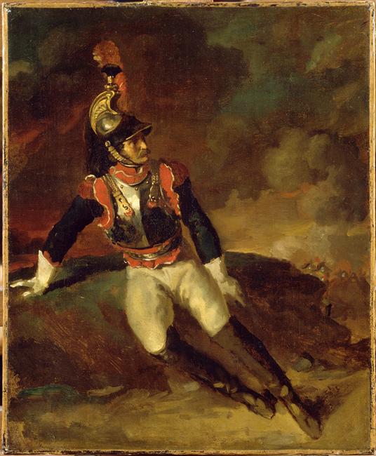 The Wounded Cuirassier, 1814 - Theodore Gericault - WikiArt.org