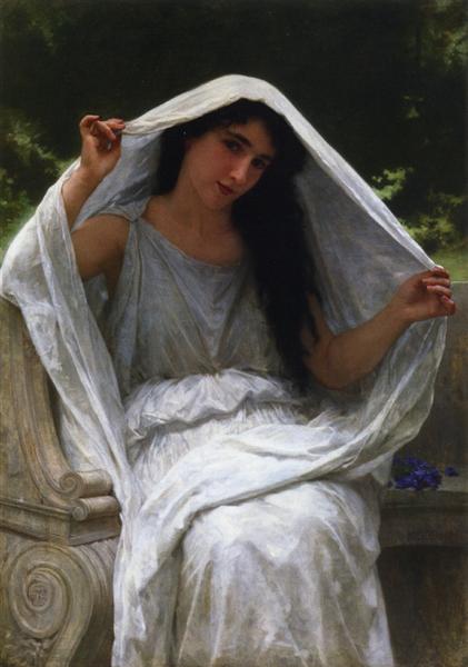 The Veil, 1898 - William-Adolphe Bouguereau - WikiArt.org